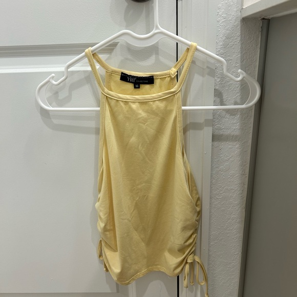 YMI | Tops | Medium Yellow Crop With Ties On Side | Poshmark